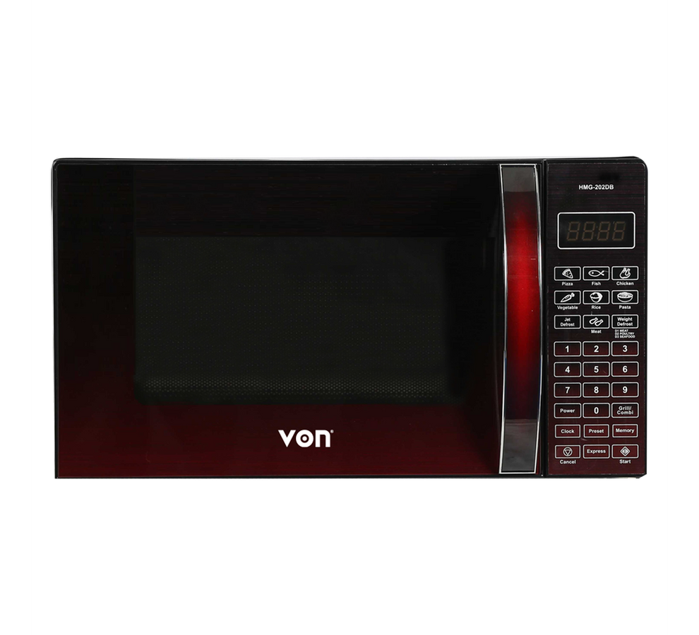 Von VAMG-20DGB 20L Microwave Oven Grill - Black – DIGITAL CITY ELECTRONICS