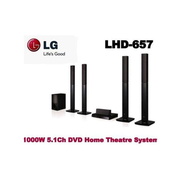 LG Lhd657 - 1000W, 5.1CH Home Theatre (4 Tallboy) – DIGITAL CITY ...